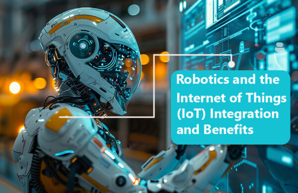 What are the main benefits of integrating robotics and IoT?
